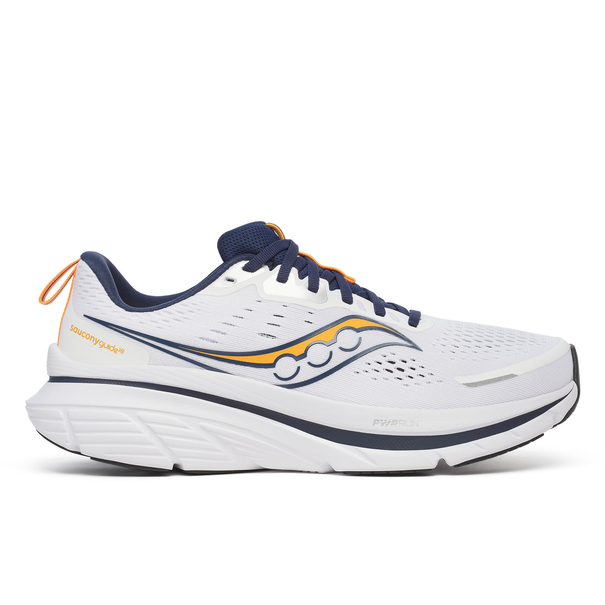 Saucony Guide 18 | White/Navy | Men's Stability Running Shoesing ...