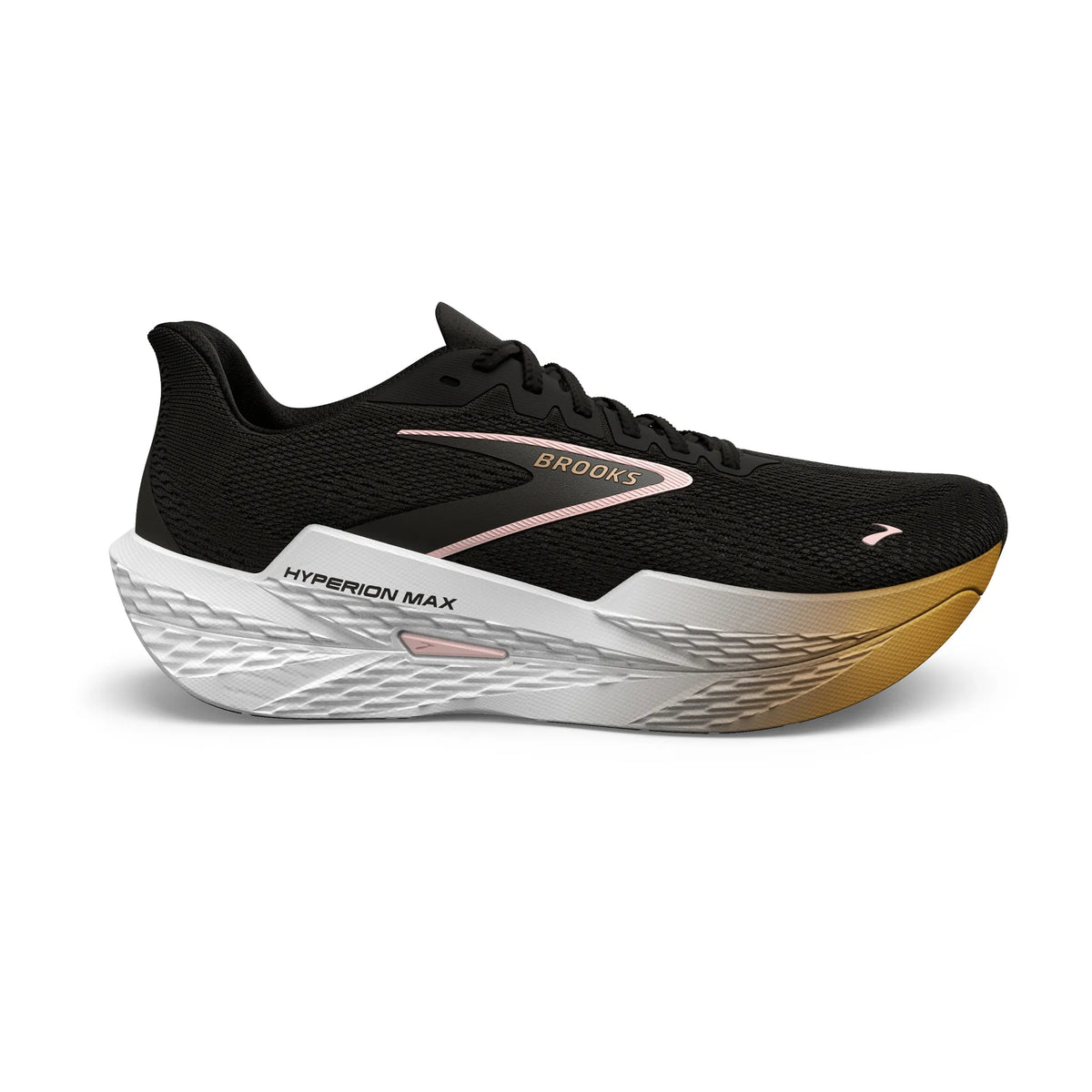 Brooks Hyperion Max 2 | Black/Gold/Pink | Men's Neutral Running Shoes ...
