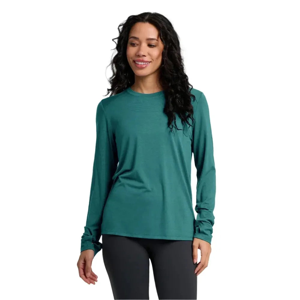 Free Fly Bamboo Shade Long Sleve II | Women's Activewear Long Sleeve ...