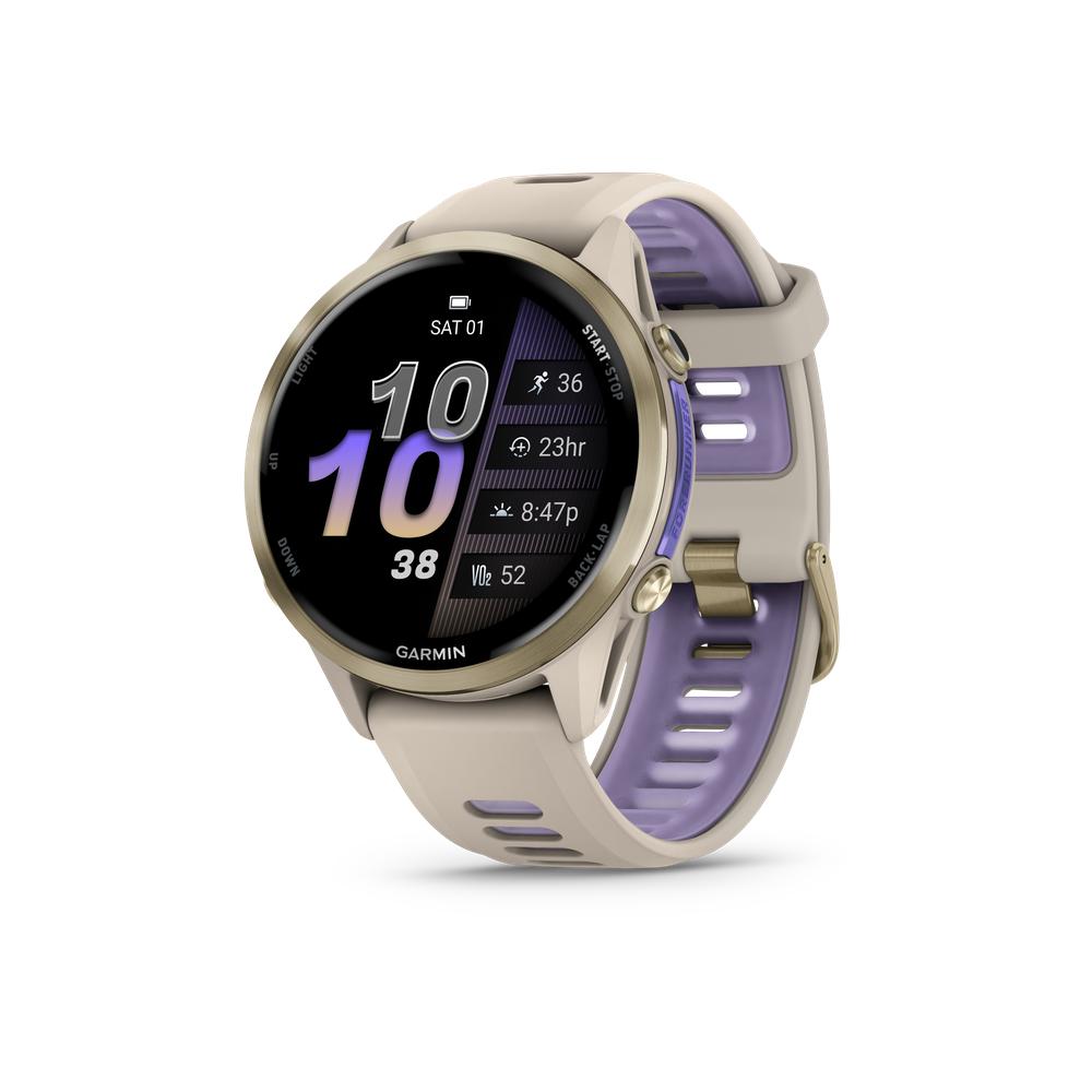 Garmin Forerunner 970 | Soft Gold Titanium w/ French Gray Case and ...