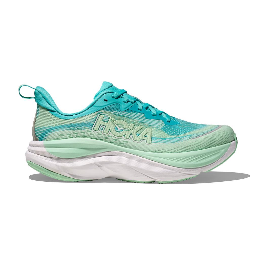 HOKA Skyflow | Cielo Blue/Mint Fluorite | Women's Running Shoes ...