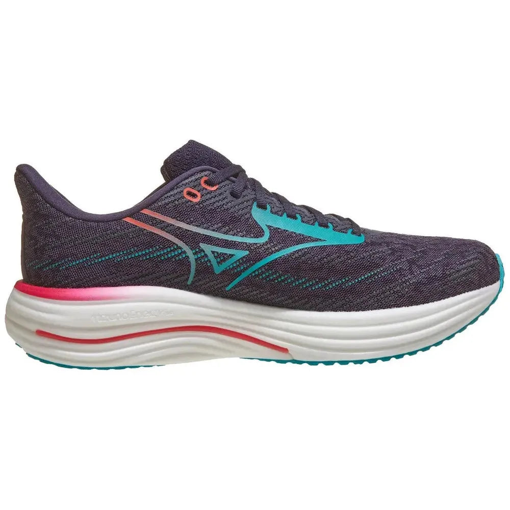 Purple Athletic Shoe Mizuno Shoes Womens Wave Rider Mizuno Wave