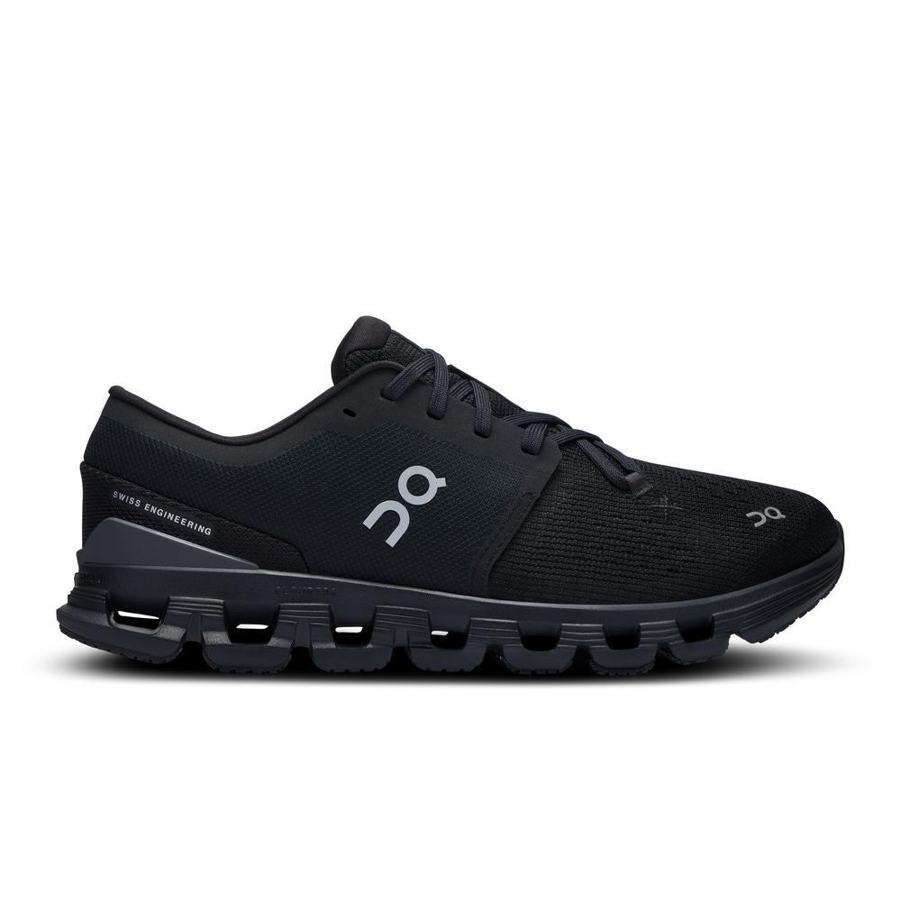 ON Cloud X 4 | Black/Eclipse | Women's Running Shoe – Athletic Annex