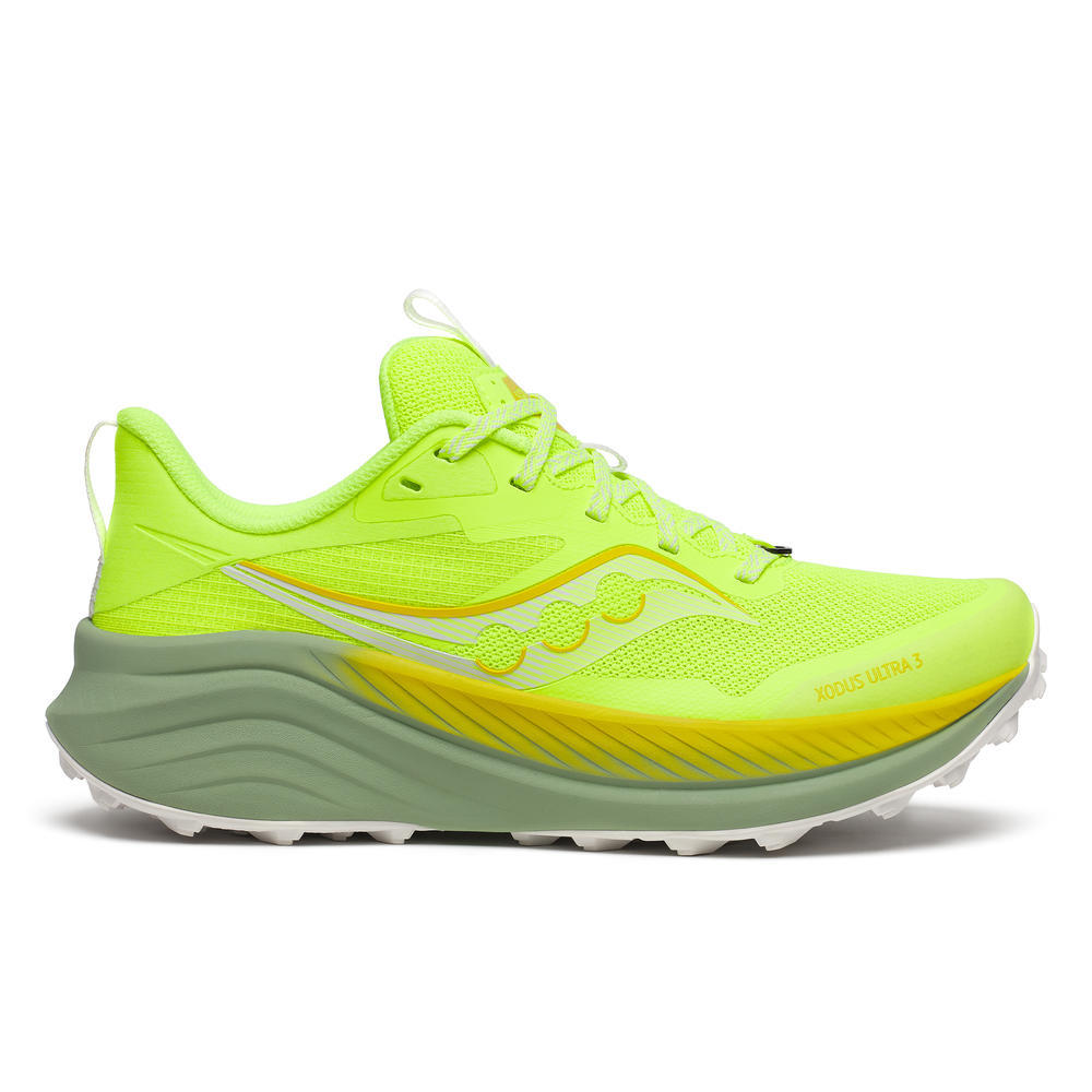 Saucony Xodus Ultra 3 | Citron/Sage | Women's Trail Running Shoes ...